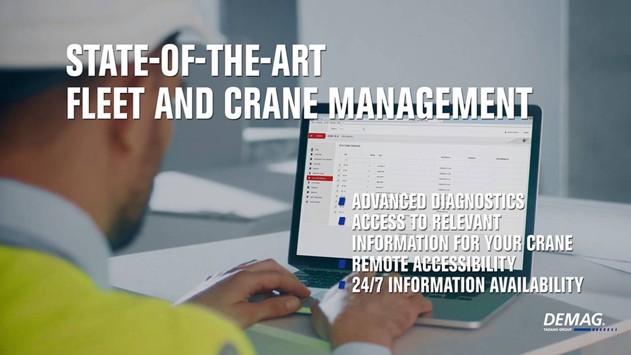 Demag’s IC-1 Remote system for mobile remote access to crane data