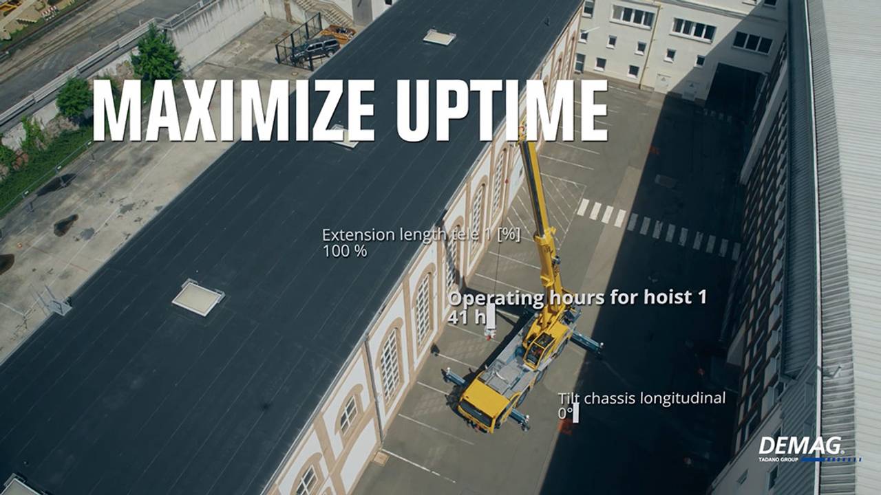 Demag’s IC-1 Remote system for mobile remote access to crane data