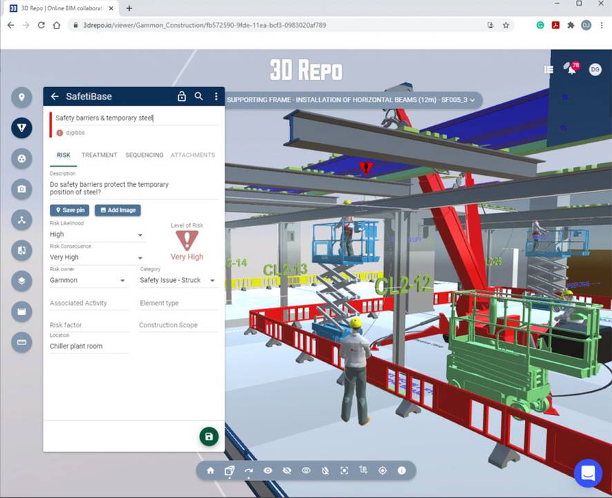 Gammon and 3D Repo team up to boost work safety and productivity
