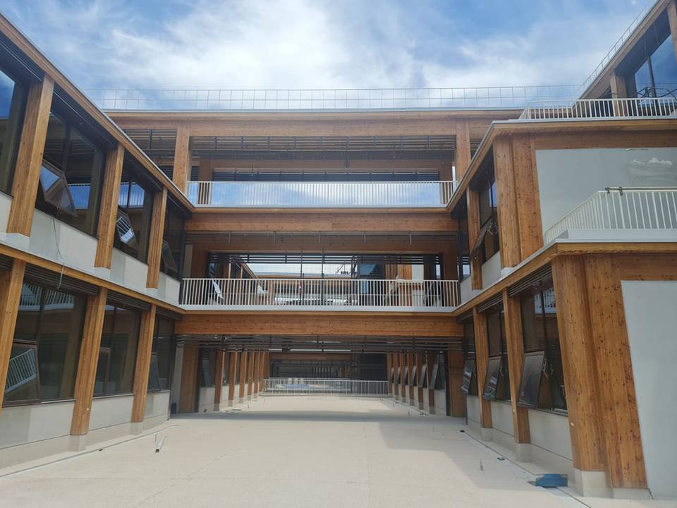 One of Asia’s largest wooden buildings takes shape, honoured at 2022 ...