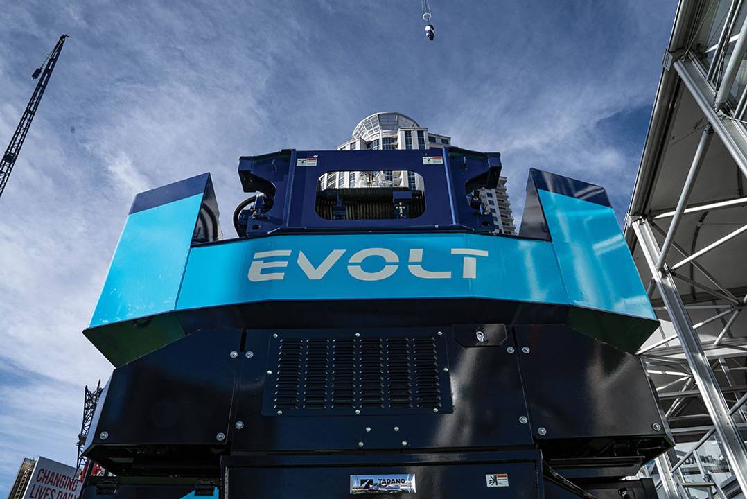 Tadano unveils prototype of world’s first battery electric rough ...