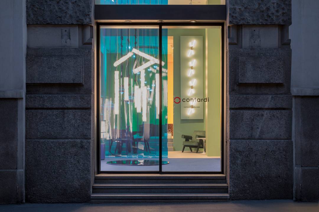Contardi Lighting launches its first mono-brand store in Milan, in the ...