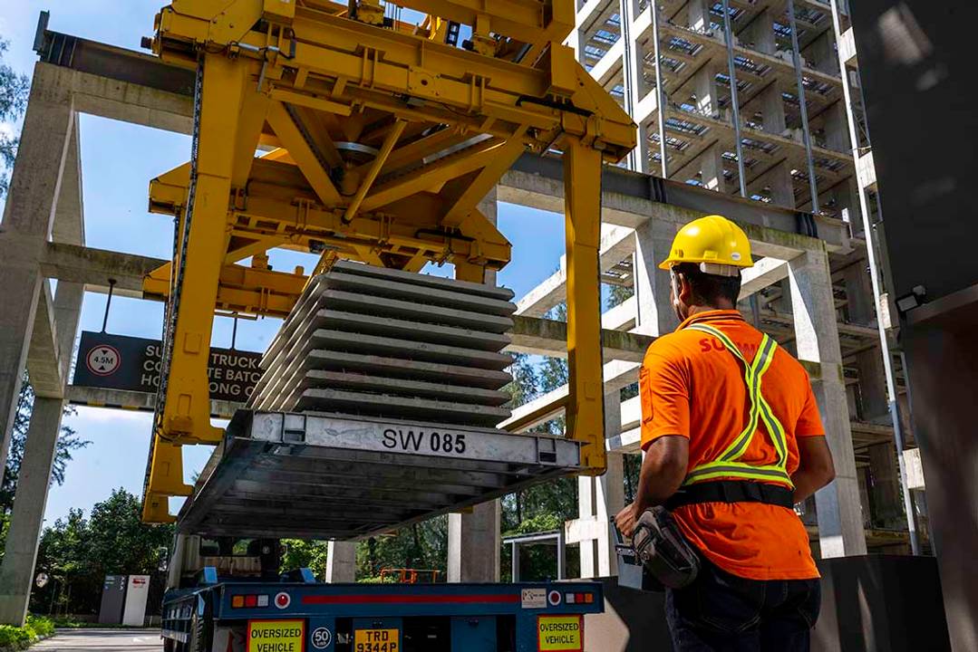 Singapore’s largest integrated construction and prefabrication hub opens
