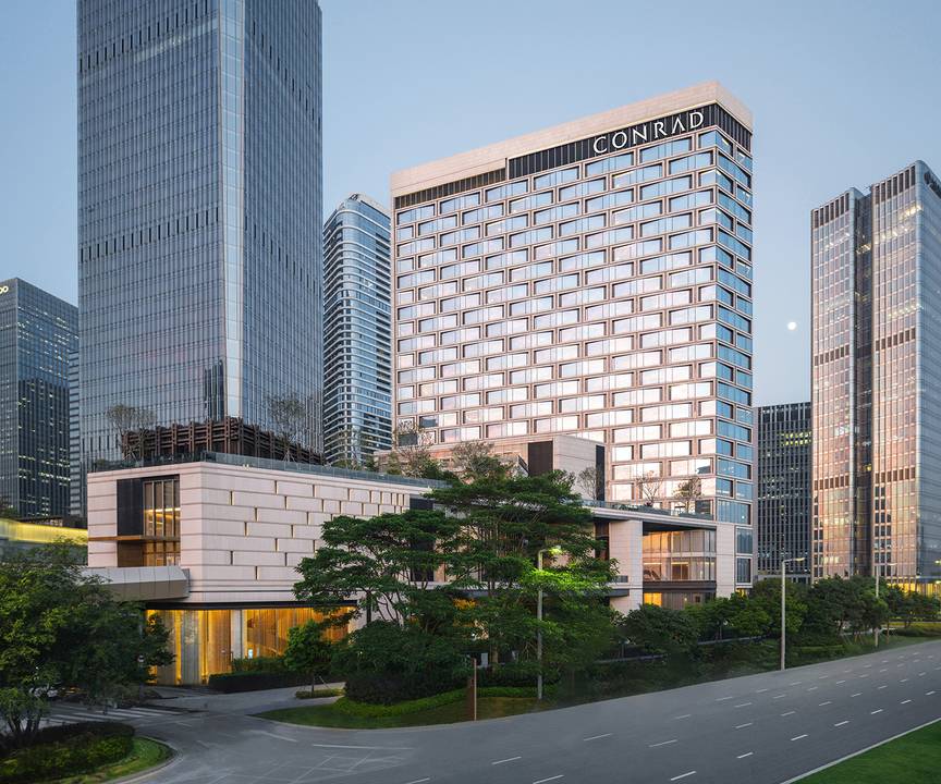 Goettsch Partners Complete New Luxury Conrad Hotel In Shenzhen, China