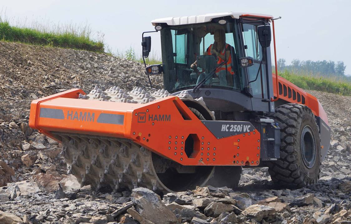 New Hamm HC-series rollers can crush and compact in single step