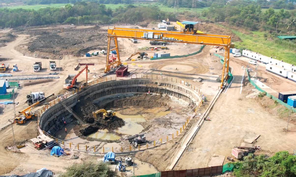 Work well underway on 21-km tunnel for MAHSR corridor, including India ...