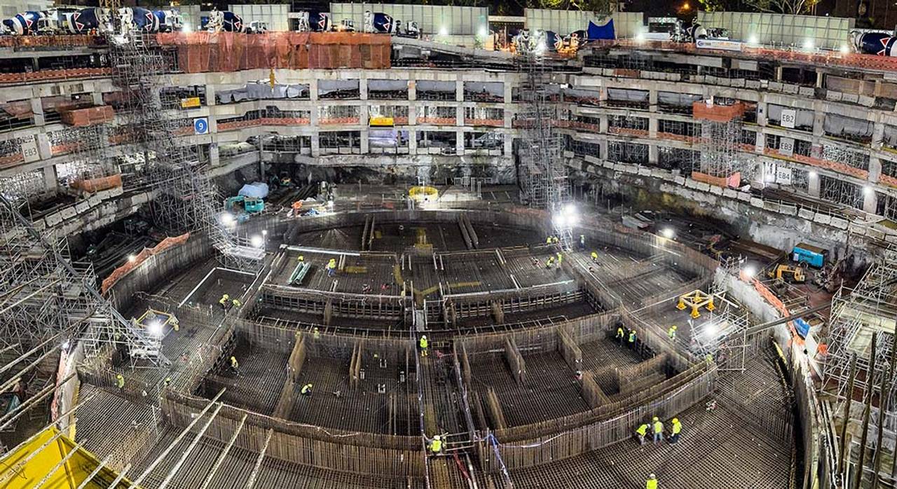 Pan-United completes mass concrete pour for casting raft foundation of ...