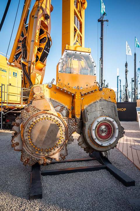 Bauer presents prototype of electric cutter soil mixing technology