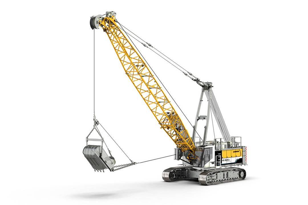 HS 8100.2 dual power: Liebherr’s first electric duty-cycle crawler crane
