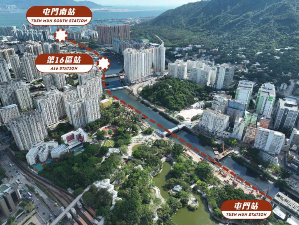 Work on Hong Kong’s Tuen Mun South Extension rail project in full swing