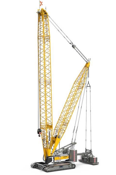 LR 1300.2 SX unplugged: Liebherr’s 300-t electric crawler crane