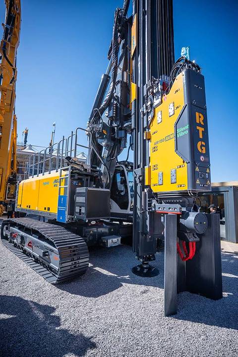 eRG 21 T hybrid: RTG’s new pile driver reduces emissions by up to 68%