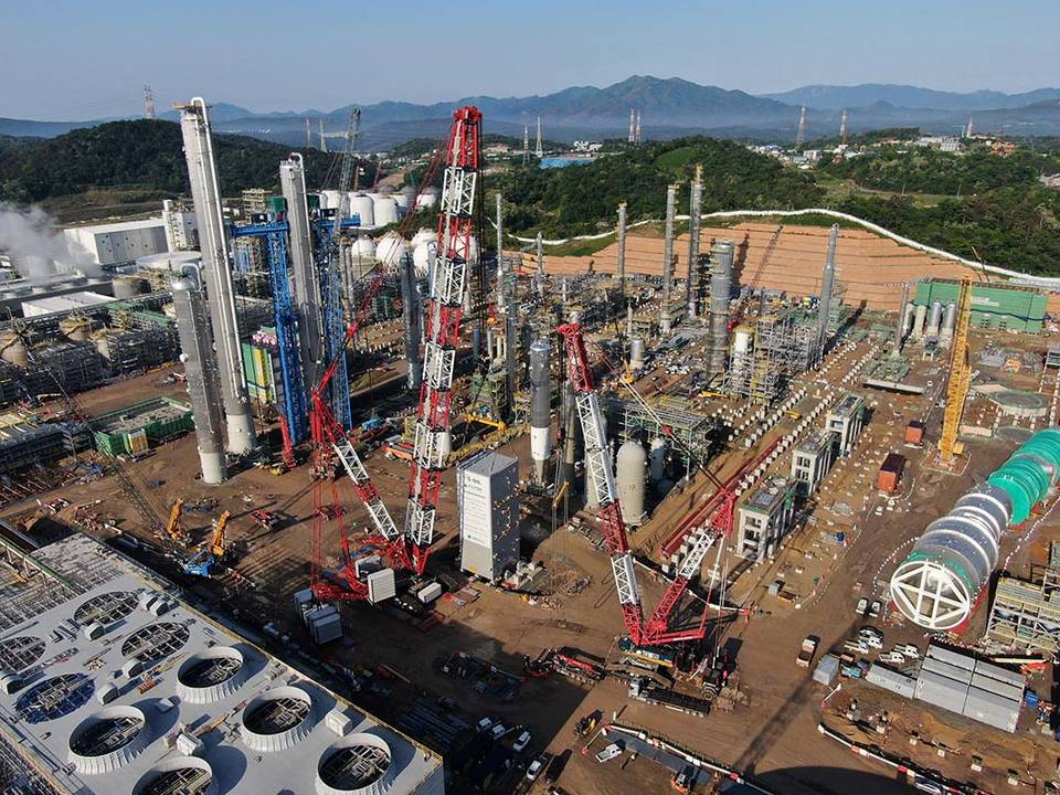 Denzai completes heavy lifting works on Korea’s S-Oil Shaheen Project