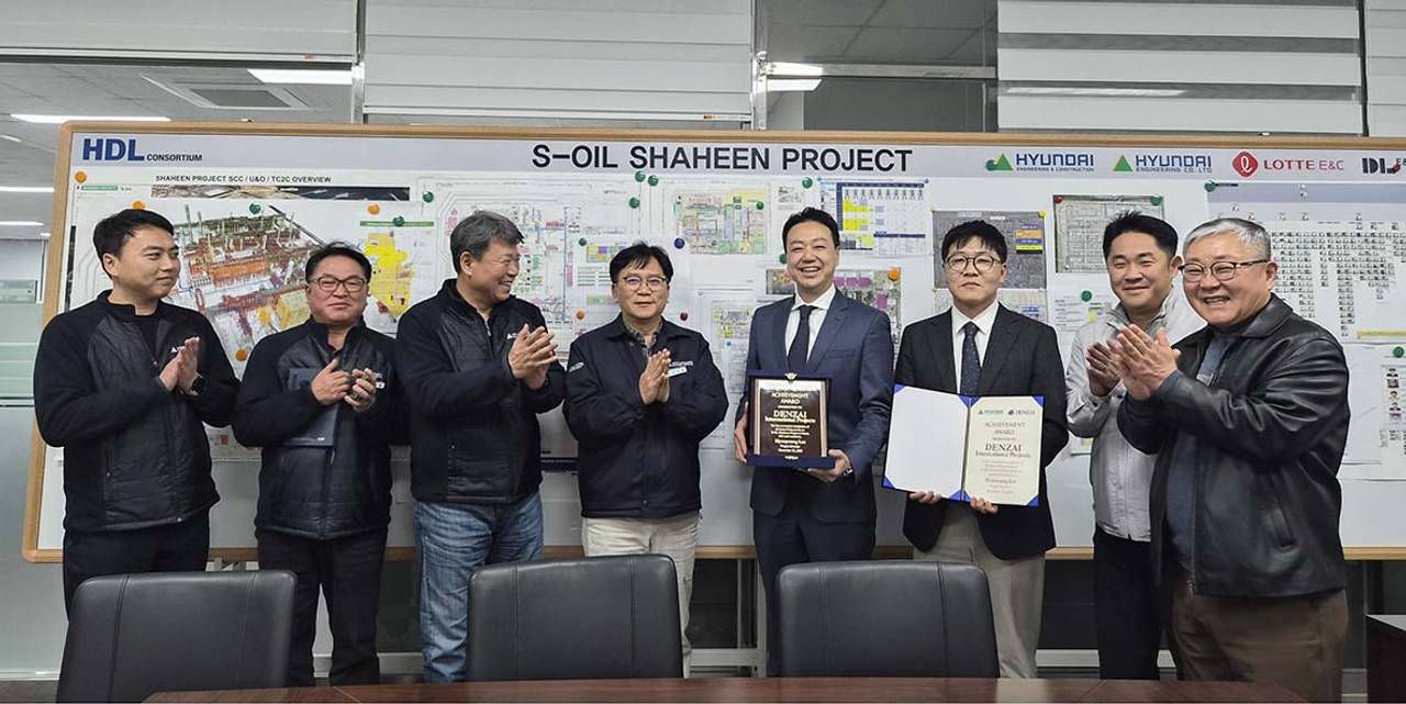 Denzai completes heavy lifting works on Korea’s S-Oil Shaheen Project